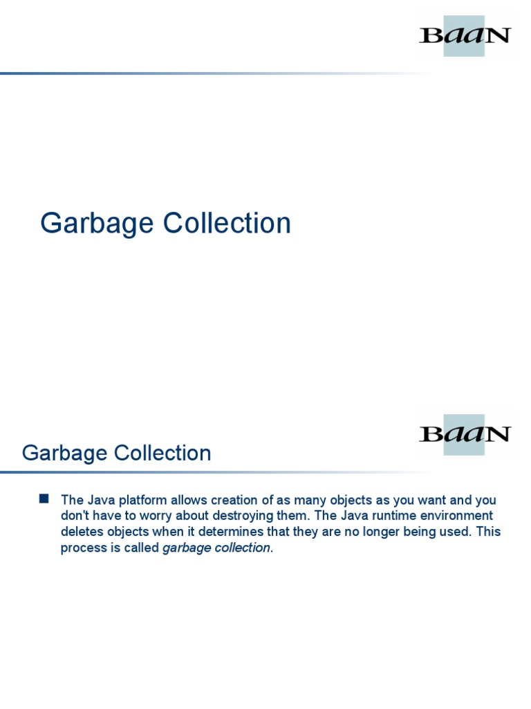 Garbage Collection | PDF | Method (Computer Programming) | Java ...