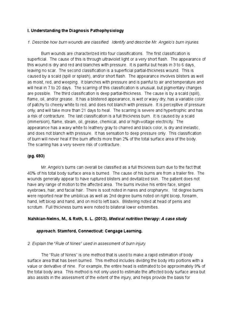Burn Case Study | PDF | Burn | Shock (Circulatory)