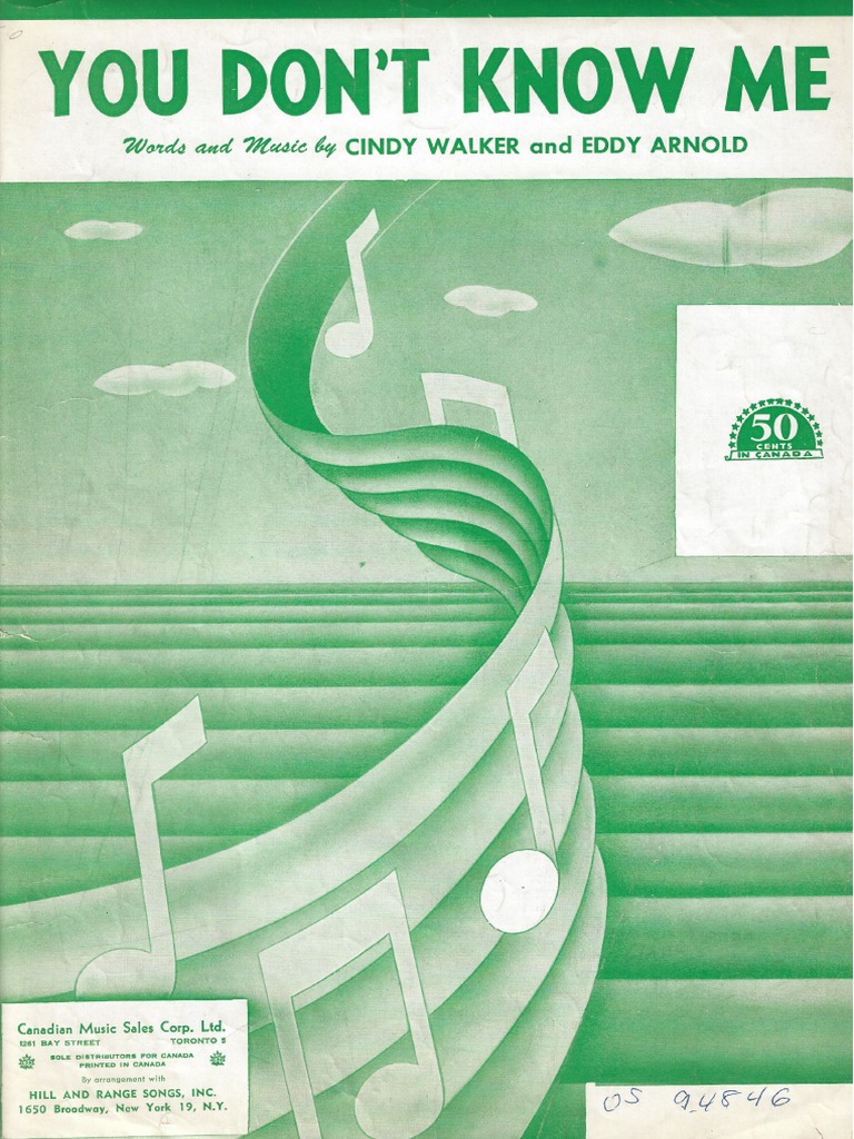 You Dont Know Me 1955 | PDF