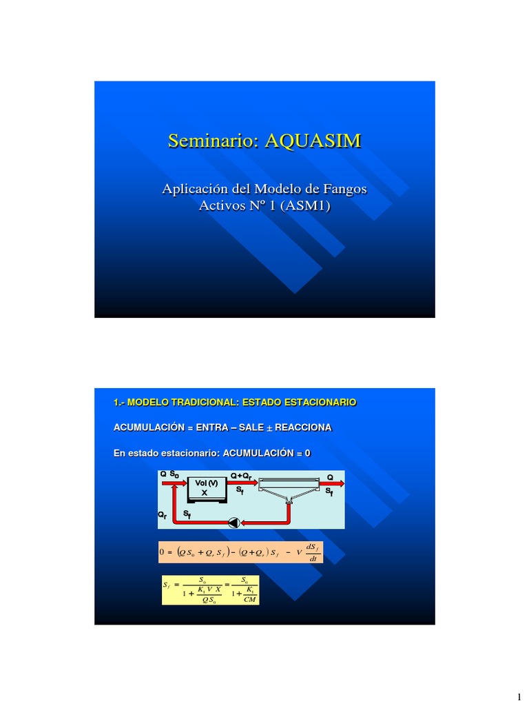 ASM1 | PDF | Nitrógeno | Biomasa