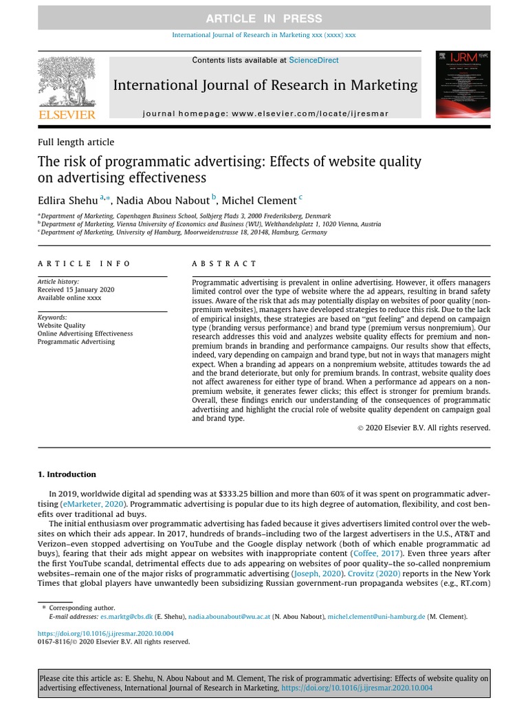 Kwon Et Al 2019 | PDF | Advertising | Brand