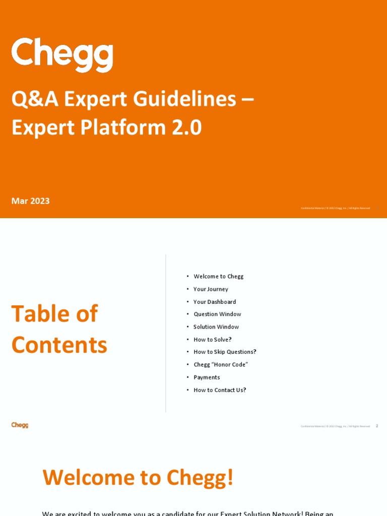 Chegg QA Guideline - v22 - 05 31 2023 1 | PDF