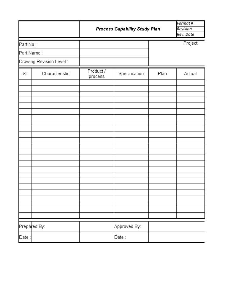 Process Capability Study Guide | PDF | Computers