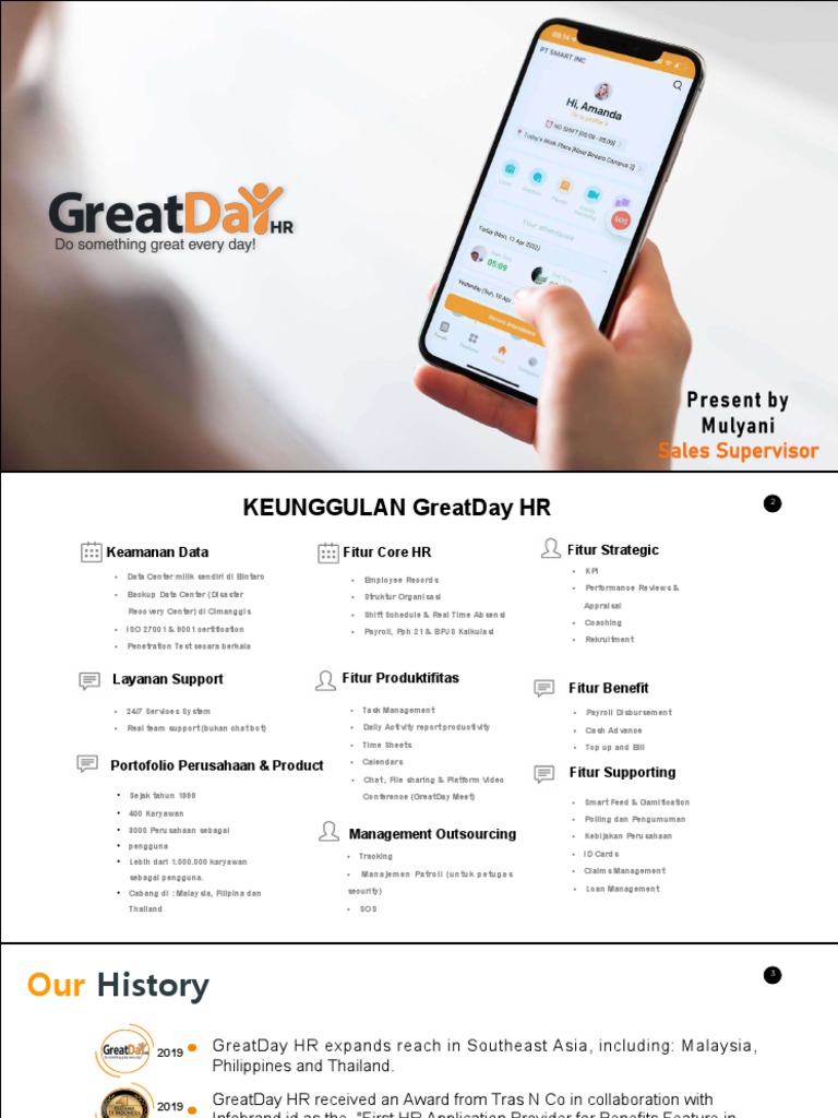 Company Profile GreatDay HR - IND - Compressed | PDF
