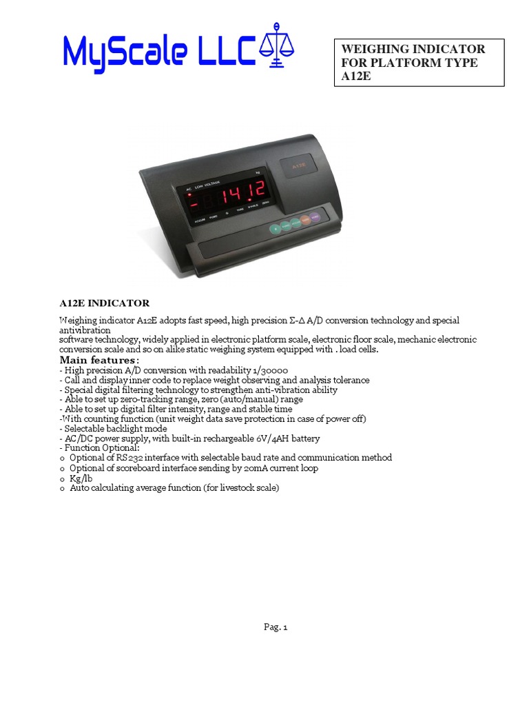 A12e Indicator | PDF | Analog To Digital Converter | Power Supply