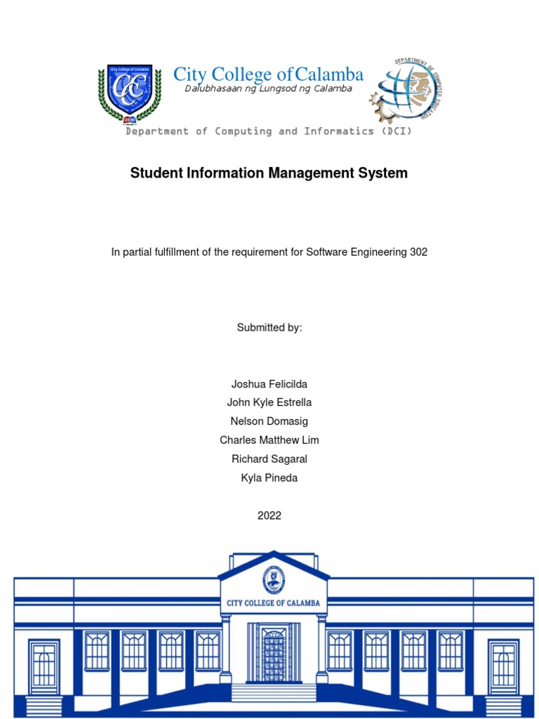 GROUP1 - 3 IT2 - Student Information Management System | PDF