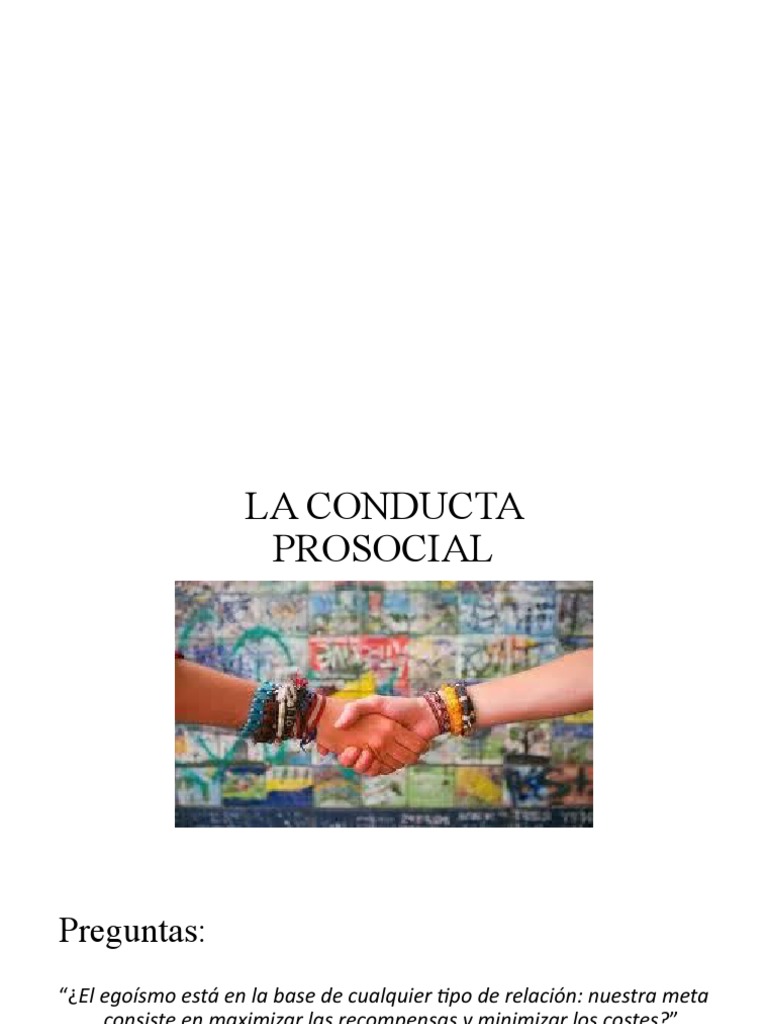 Conducta Prosocial 2021 | PDF | Altruismo | Comportamiento