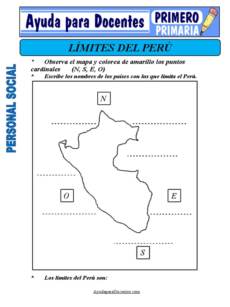 Limites-del-Peru-para-Primero-de-Primaria (1) | PDF