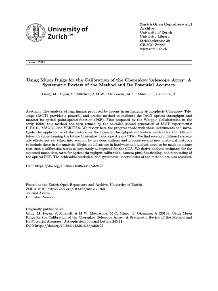 Gaug 2019 ApJS 243 11 | PDF | Physics | Optics