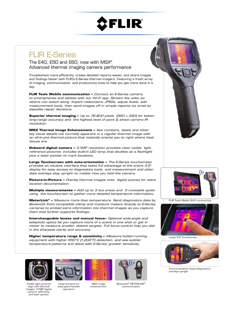 Thermal Imager-FLIR E60 | PDF | Thermography | Camera