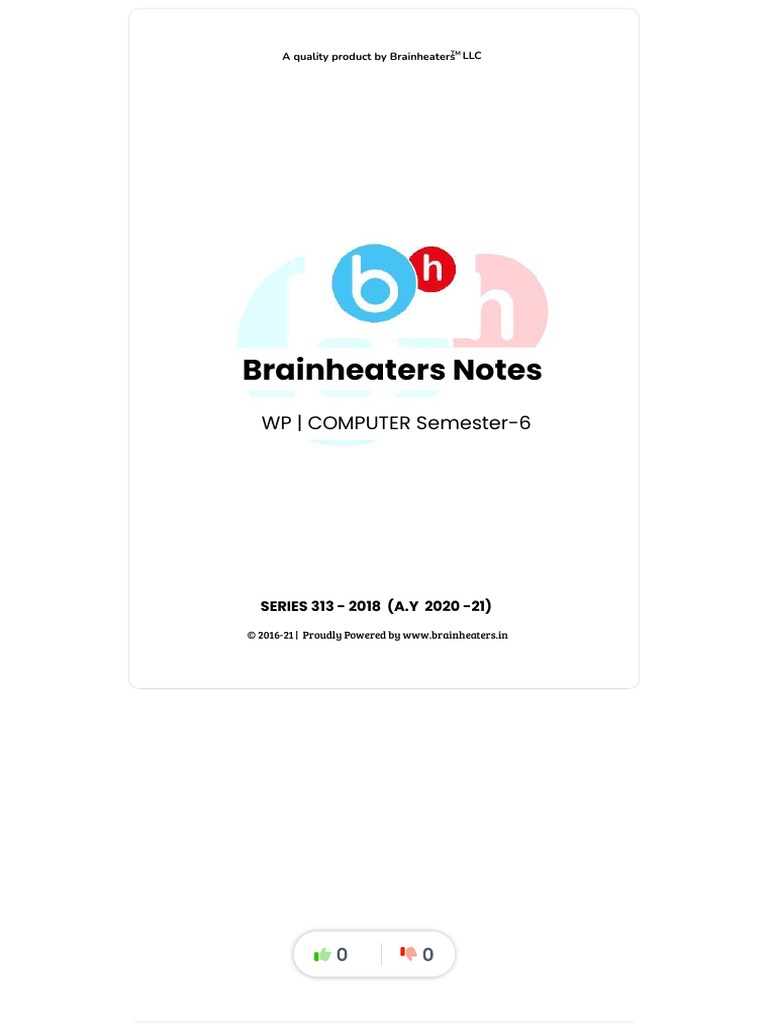 WP Notes Web Programming Compress | PDF | World Wide Web | Internet & Web WP Notes Web Programming Compress | PDF | World Wide Web | Internet & Web