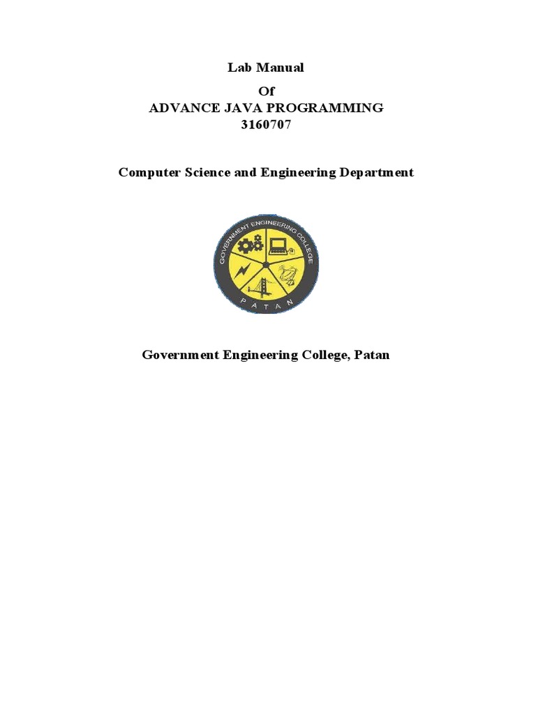 Lab - Manual - AJP | PDF