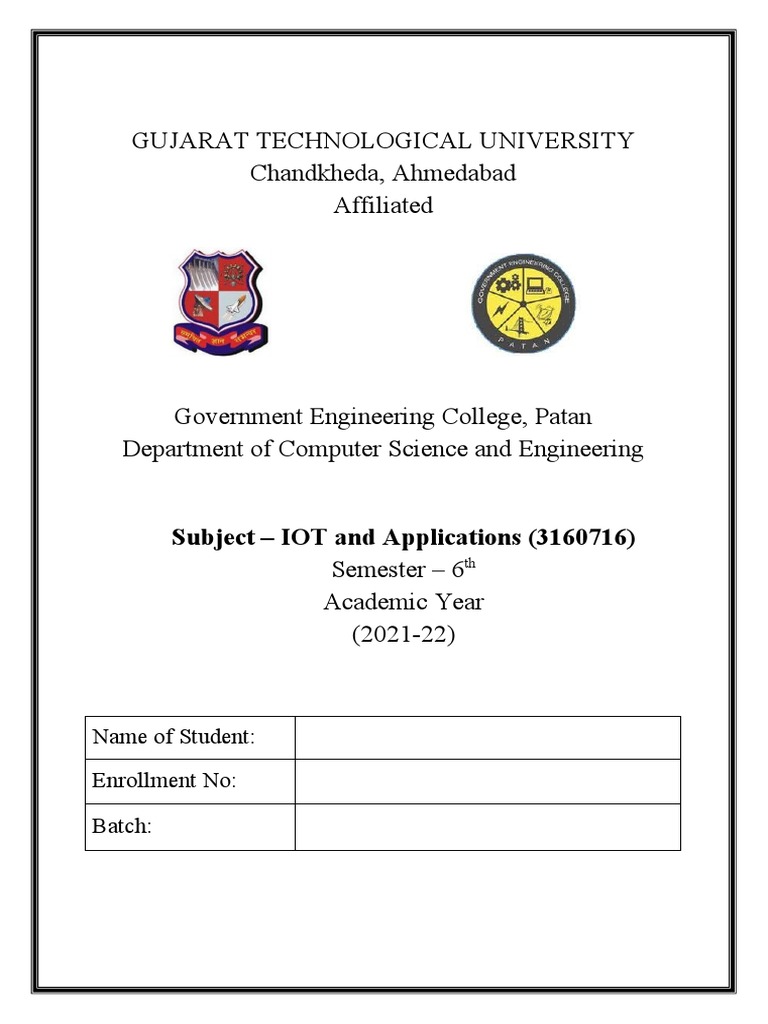 IoT Lab Manual | PDF | Internet Of Things | Computing IoT Lab Manual | PDF | Internet Of Things | Computing