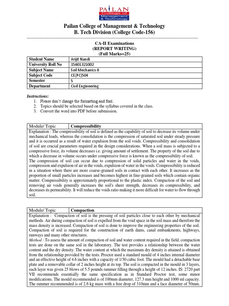 Arijit Nandi Soil Mechanics-II | PDF | Soil Mechanics | Soil Arijit Nandi Soil Mechanics-II | PDF | Soil Mechanics | Soil