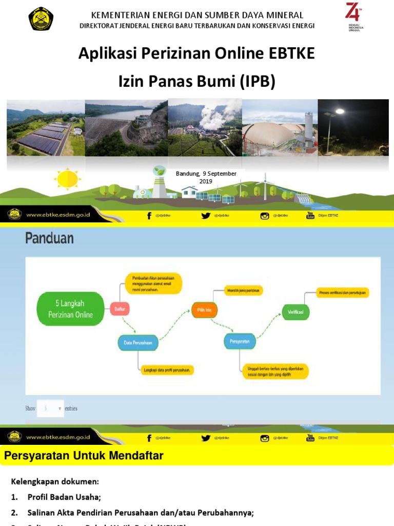 Sosialisasi Perizinan Online IPB | PDF