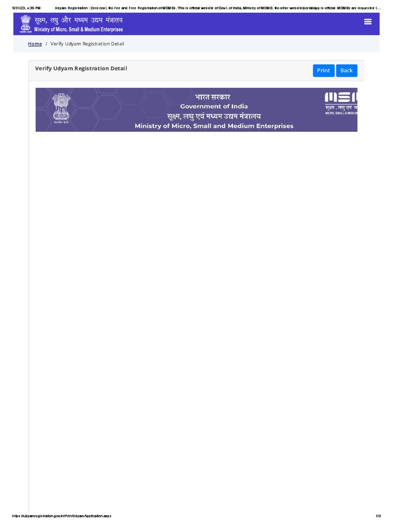 Verify Udyam Registration Detail | PDF | Chemical Substances | Materials