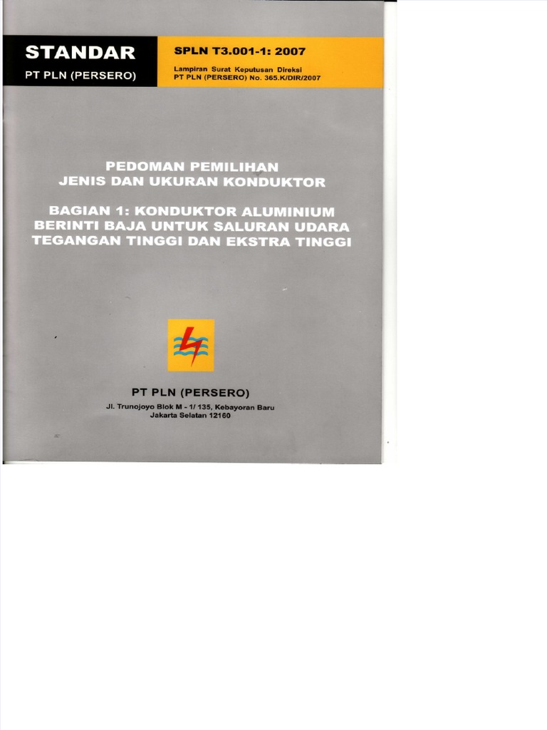 Dokumen - Tips SPLN t300011200701 | PDF