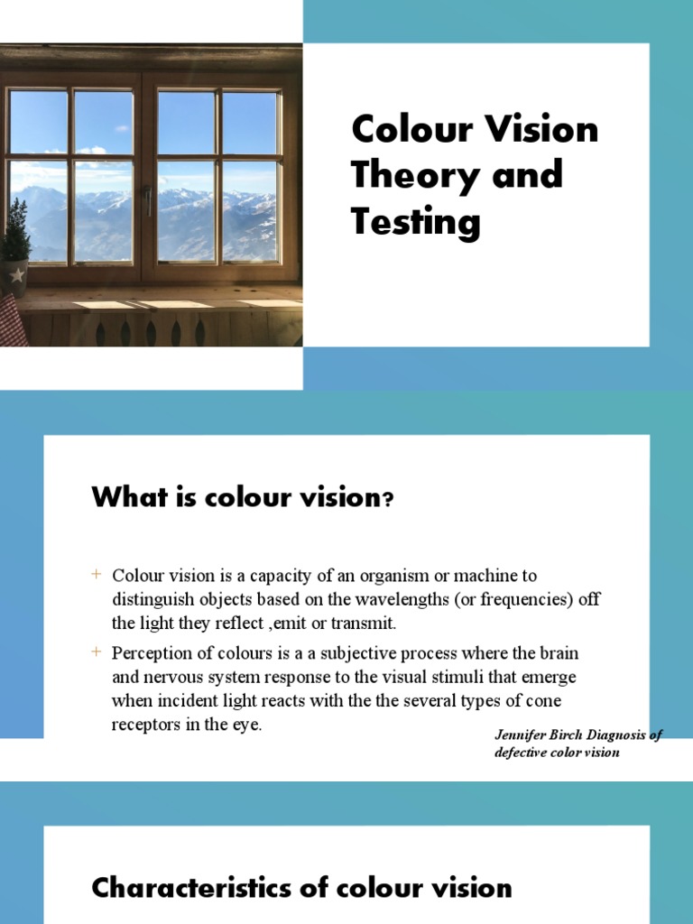 Colour Vision | PDF | Color | Visual Perception