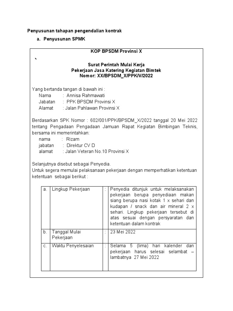 Lampiran 7 - Form SPMK Dan Monitoring Jadwal Pengiriman | PDF