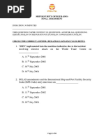 ISPS Drills and Exercises 1 | PDF