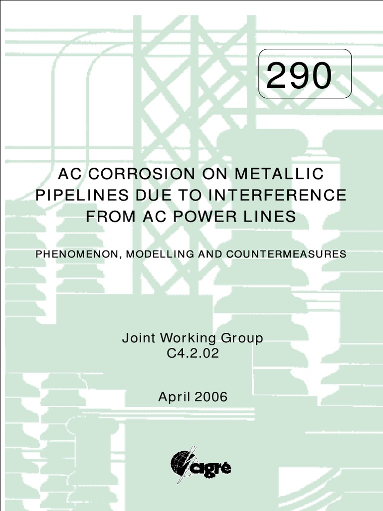 CIGRE AC Corrosion Calculation | PDF | Anode | Redox