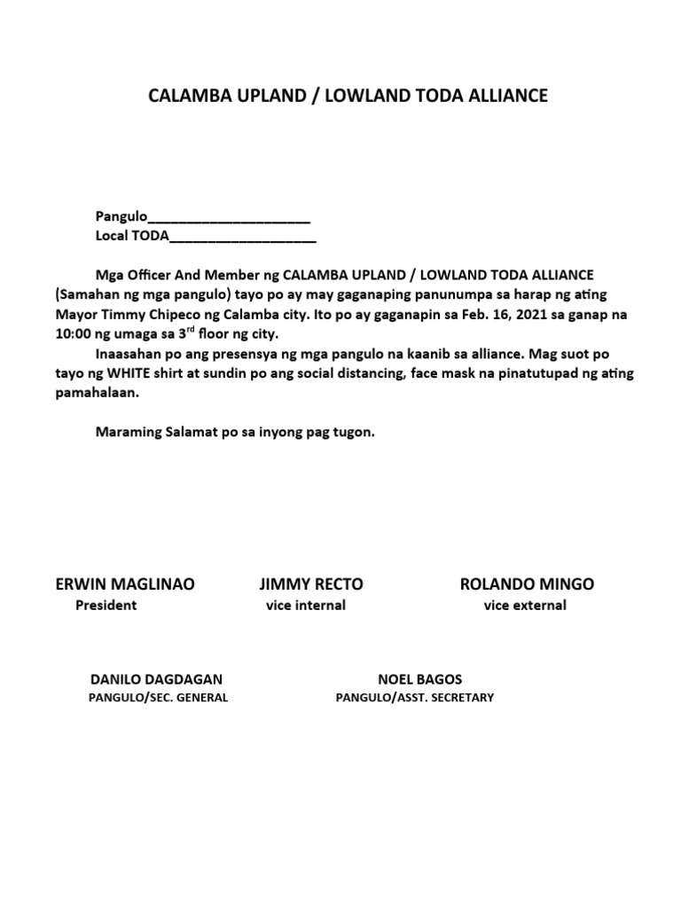 Calamba Upland | PDF