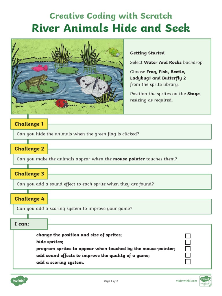 t2-i-91-river-animals-hide-and-seek-scratch-worksheet_ver_6 | PDF ...