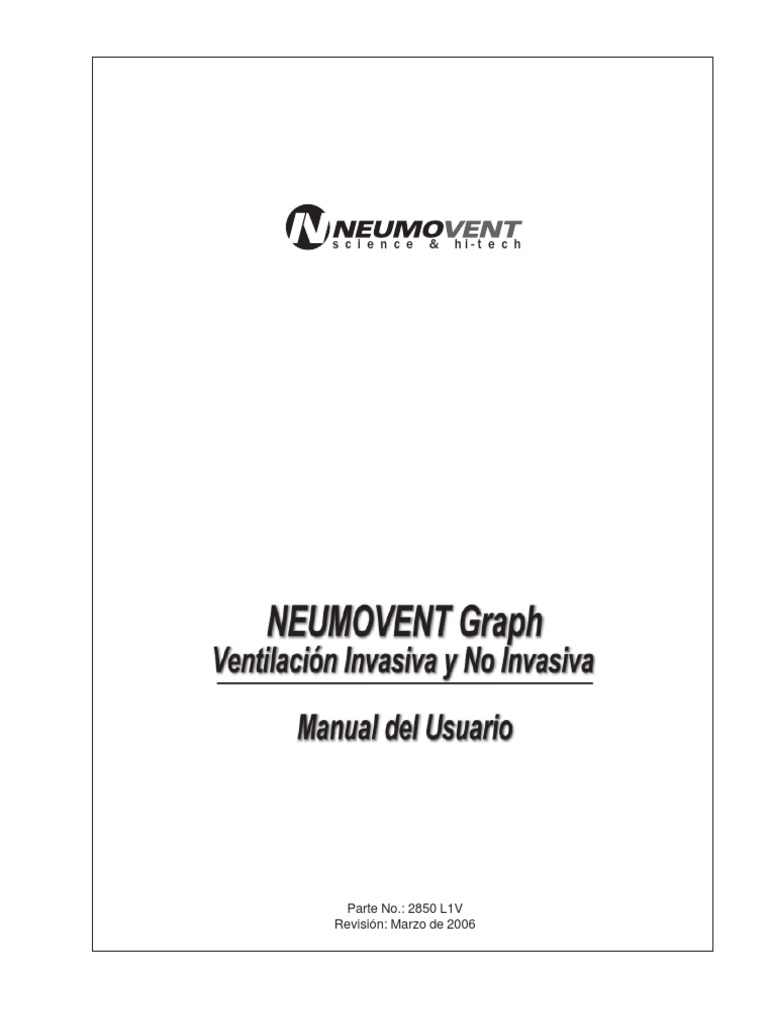 Tecme Neumovent Graph | PDF | Respiratory System | Battery (Electricity)