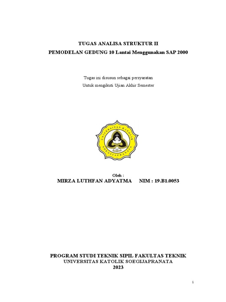 COVER Anstruk Laporan | PDF