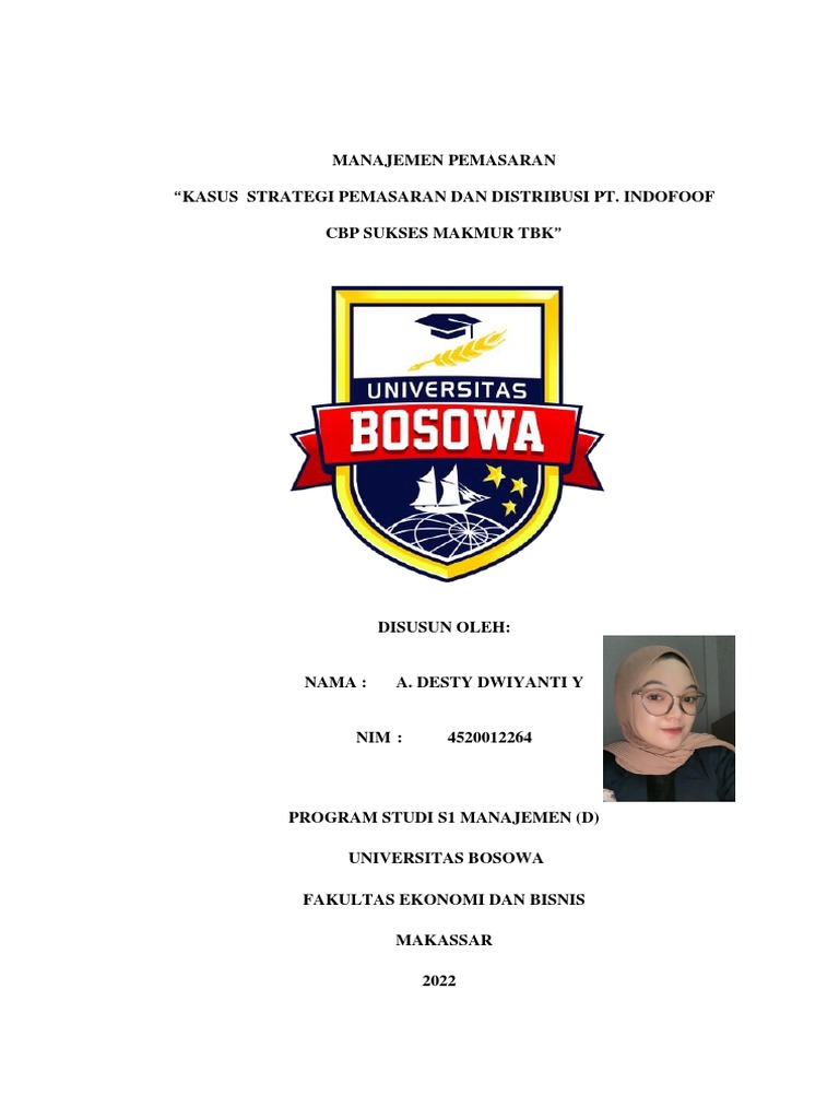 Strategi Pemasaran Dan Distribusi PT. Indofood CBP Sukses Makmur TBK ...