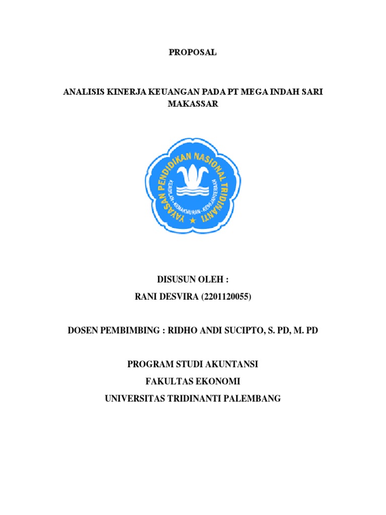 Analisis Kinerja Keuangan PT Mega Indah Sari | PDF