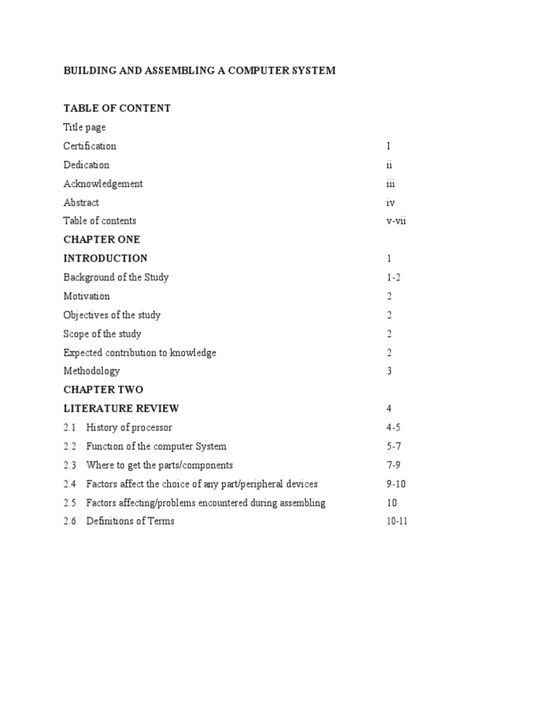 Building and Assembling A Computer System | PDF | Network Topology | Computer Network