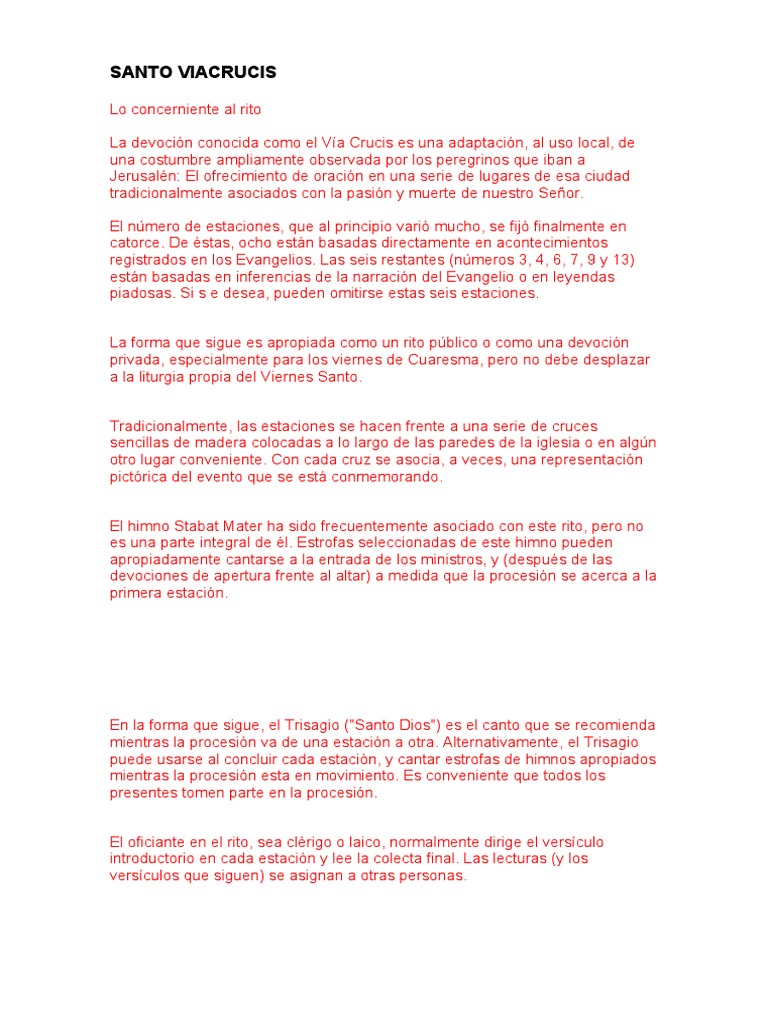 Viacrucis | PDF | Estaciones de la Cruz | Jesús