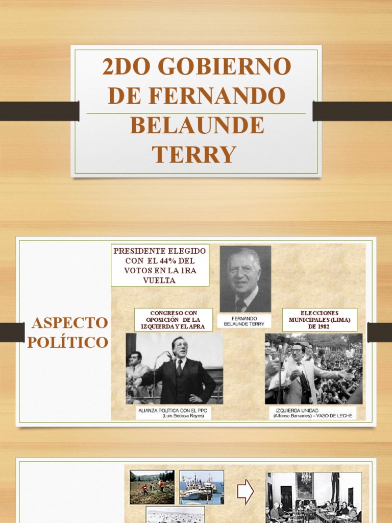 2do Gobierno de Fernando Belaunde Terry | PDF