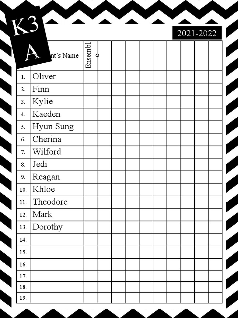 Students Checklist | PDF