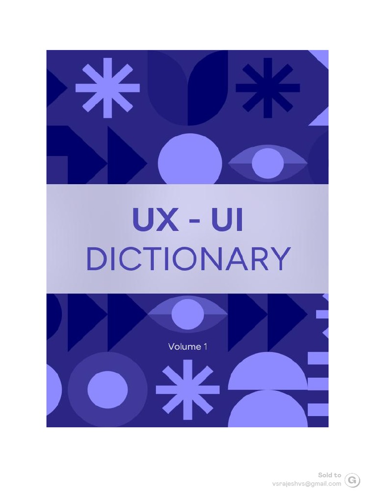 UX/UI Dictionary eBook Volume Two Release | PDF | Usability | Graphical ...