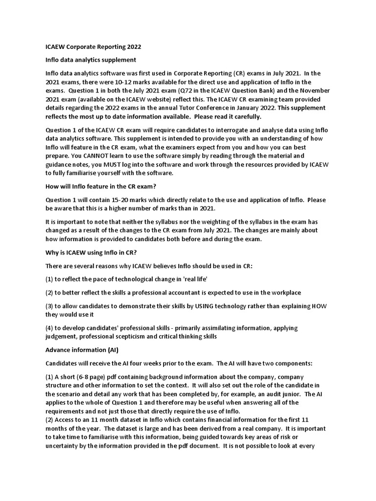 ICAEW CR 2022 Data Analytics Supplement | PDF | Artificial Intelligence ...