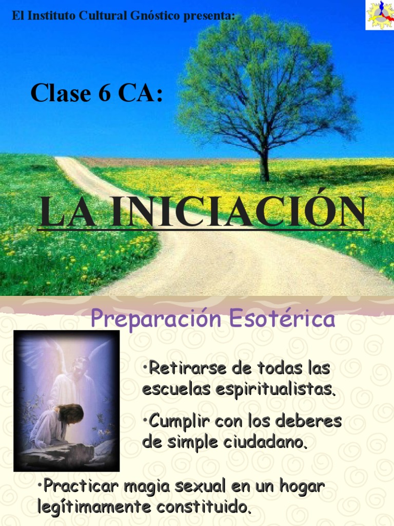 Conf. 6 CA La Iniciación | PDF | Filosofía
