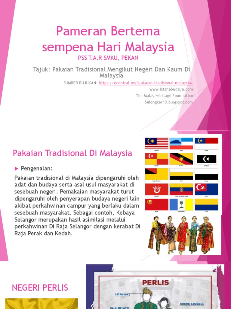 Pameran Bertema Sempena Hari Malaysia 2022 Pakaian Tradisional | PDF