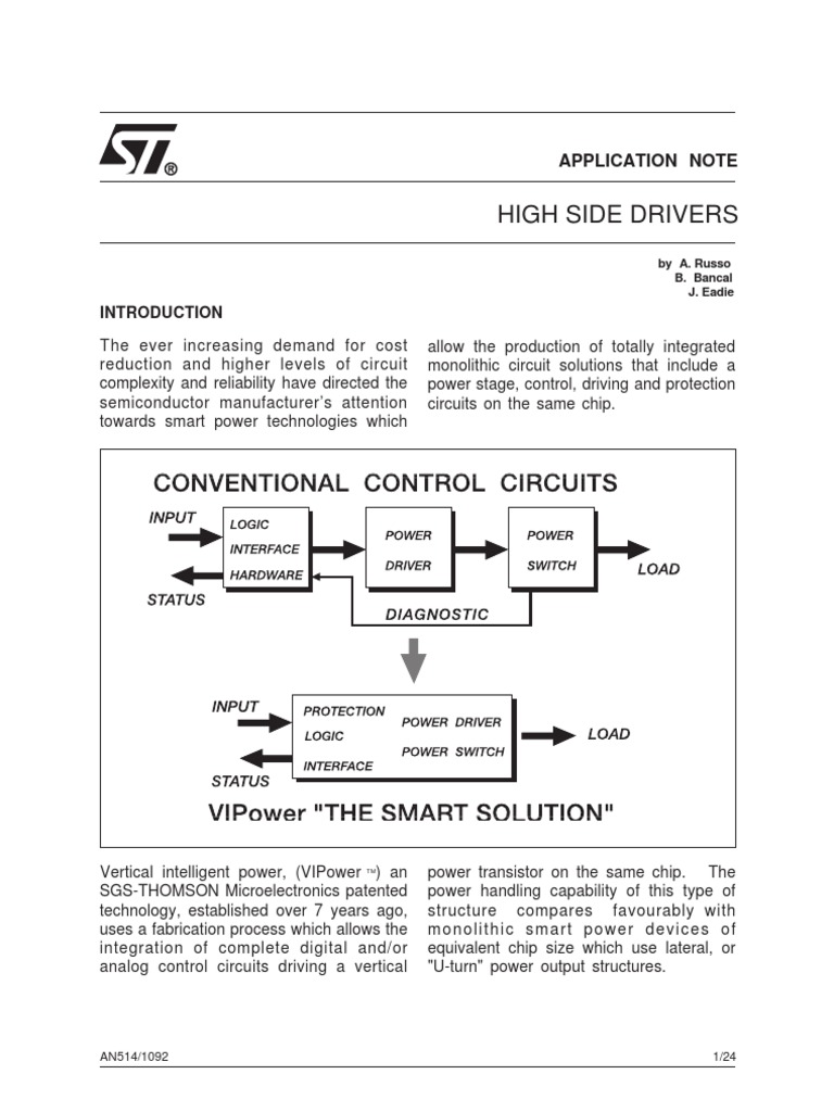 3731 High Side Drivers | PDF | Mosfet | Electronic Circuits