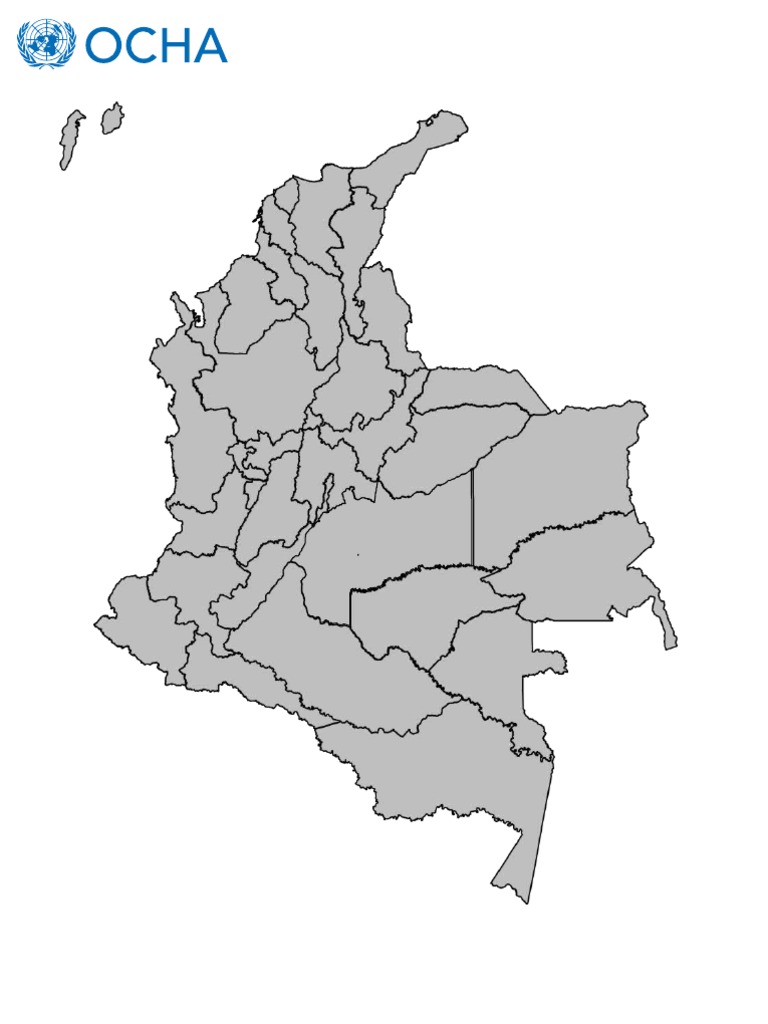 Mapa Colombia Editable | PDF