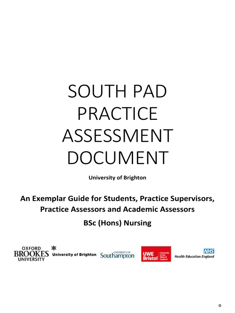 South PAD Guide for Nursing Students | PDF