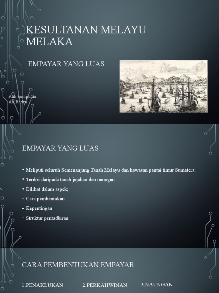 Kesultanan Melayu Melaka Presentation | PDF