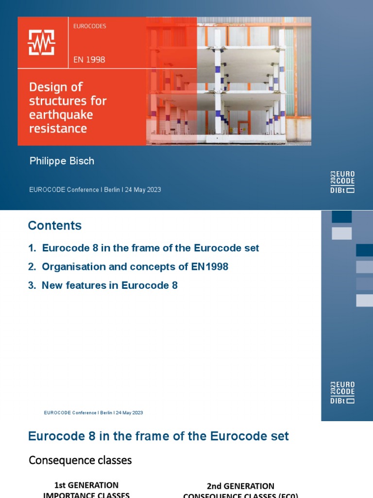 Eurocode Conference 2023 Bisch Eurocode 8 | PDF | Fracture Mechanics ...