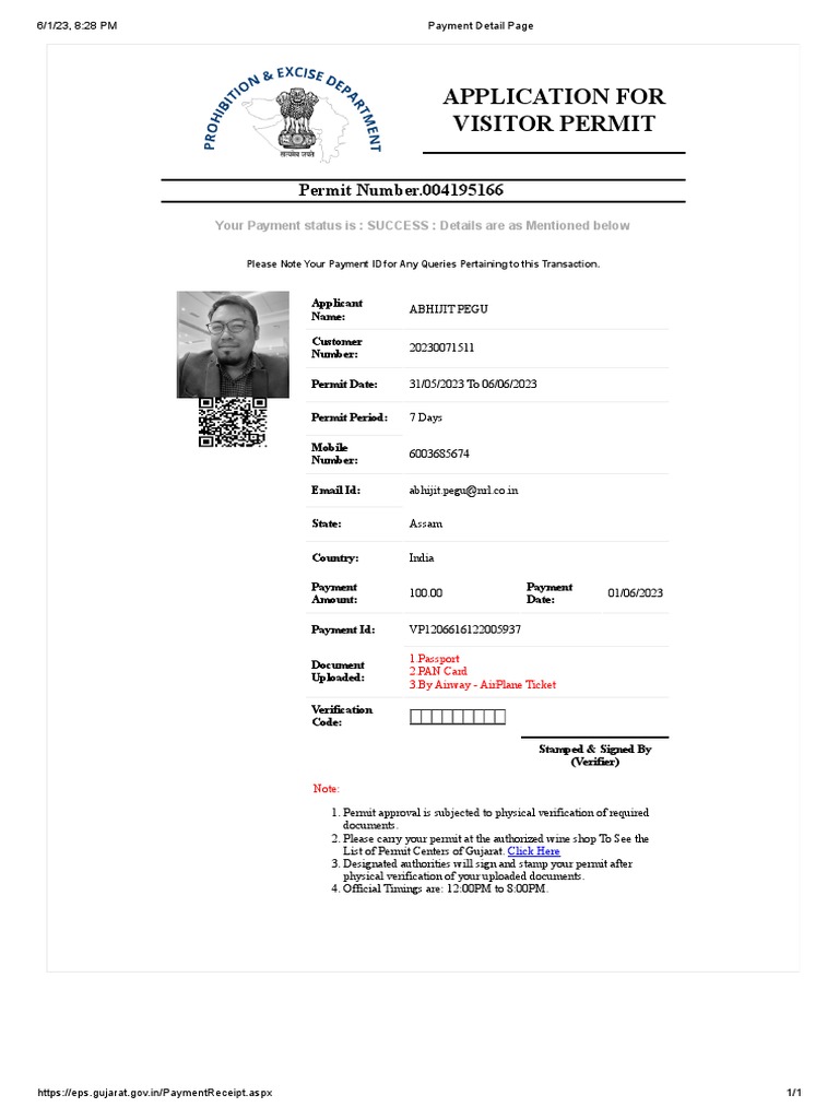E Permit | PDF | Applications Of Cryptography | Authentication