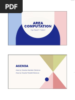 Area Computation: Double Meridian Distance Double Parallel Distance ...