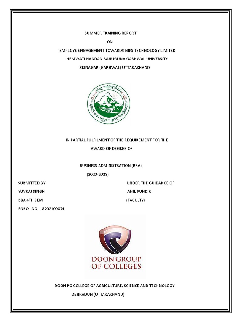 Summer Training Report | PDF | Motivation | Motivational