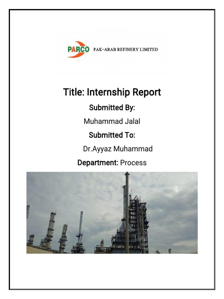 Refinery Report | Download Free PDF | Physical Sciences | Industrial ...