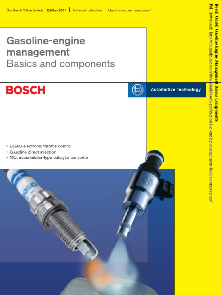 Bosch GMBH Gasoline Engine Management Basics Components | PDF