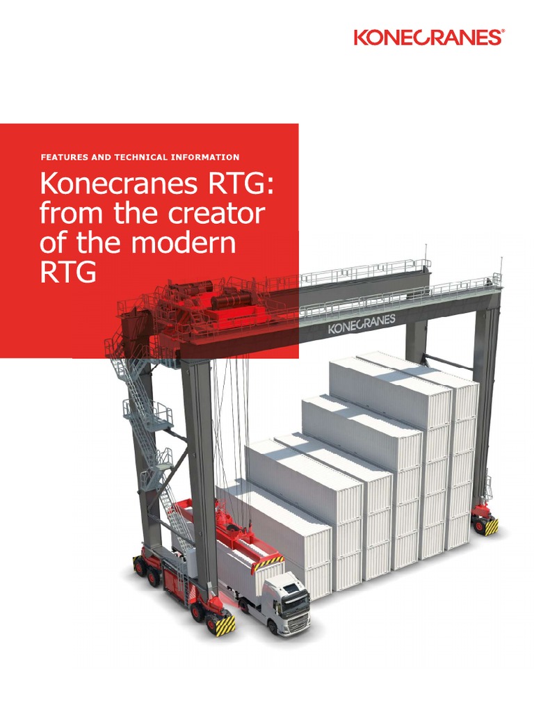 Konecranes RTG Typical Tech Spec EN - Final - EN | PDF